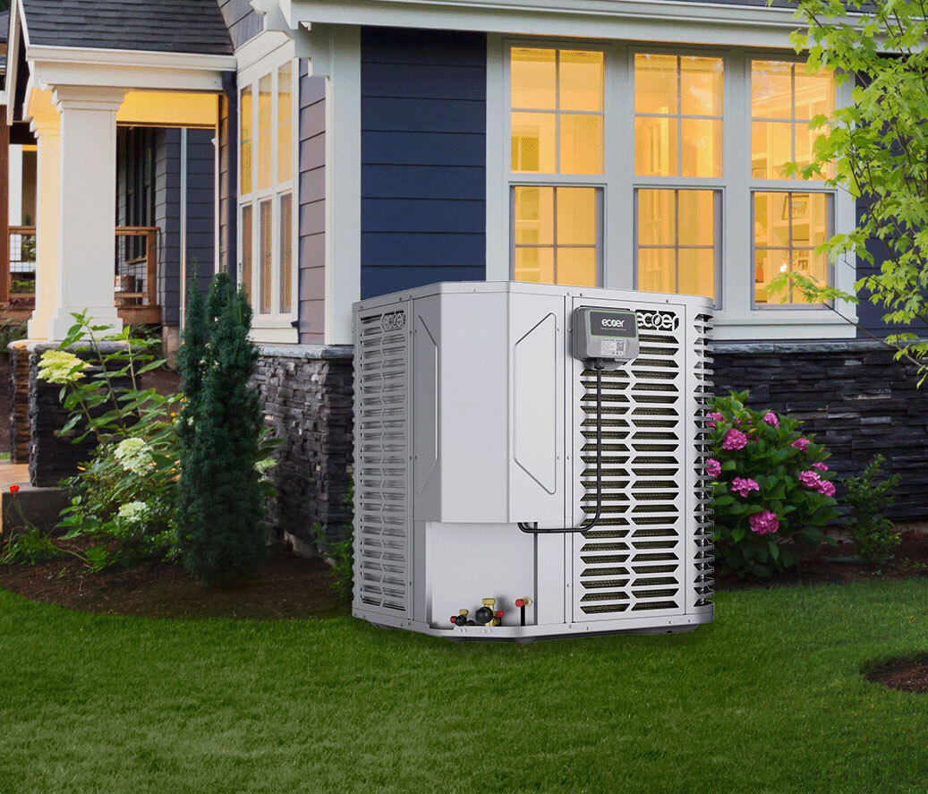 Inverter Top Discharge Central Ducted Heat Pump - Ecoer HVAC Heating ...