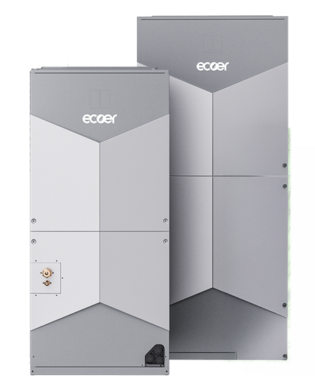 Inverter Top Discharge Central Ducted Heat Pump - Ecoer HVAC Heating ...